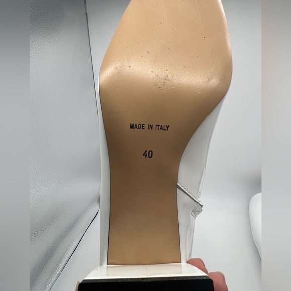 Shoes | Bianca Di Vernice Bianco Knee High Boots | Poshmark